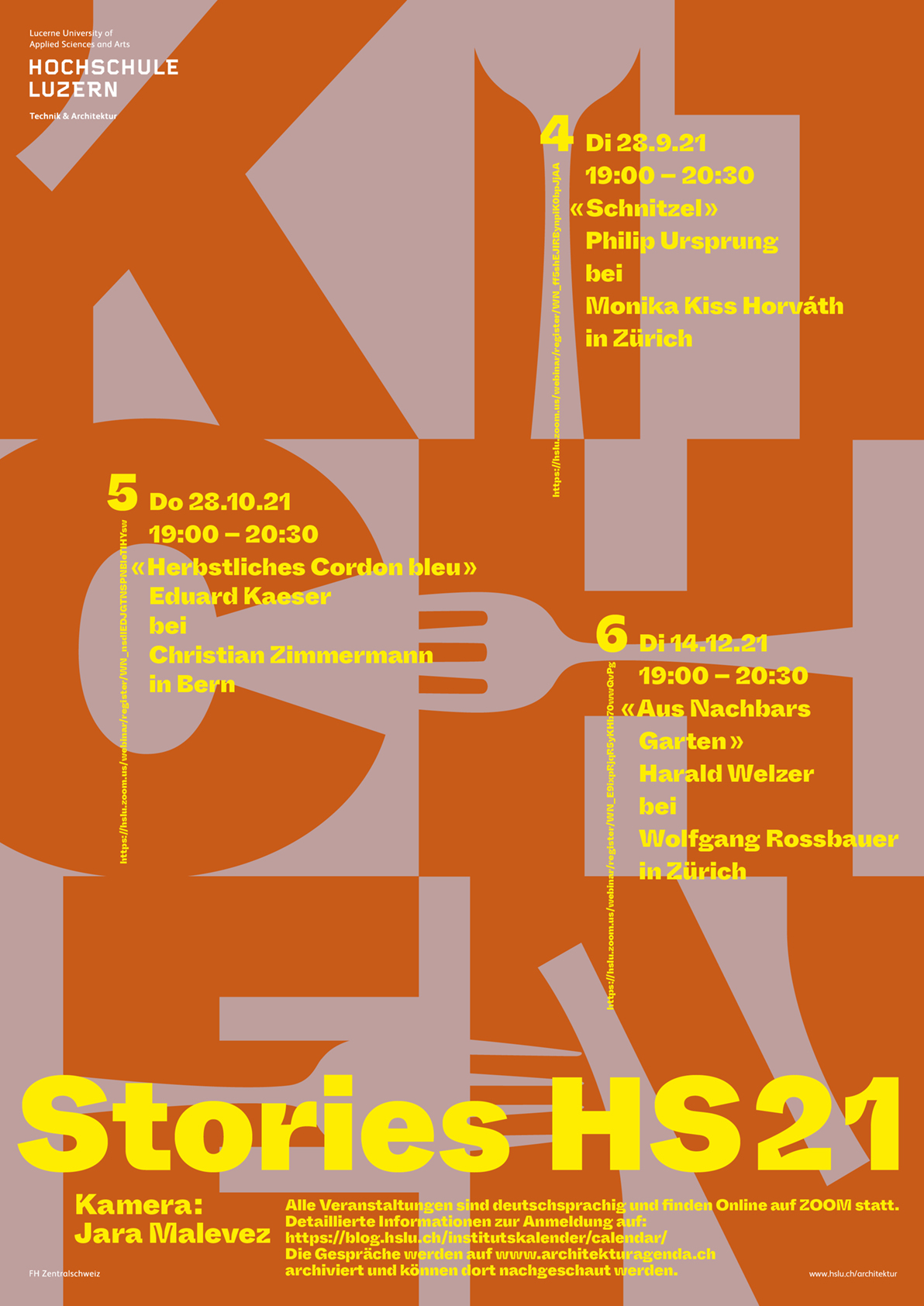 HSLU's Kitchen Talks HS21 - Architektur Agenda